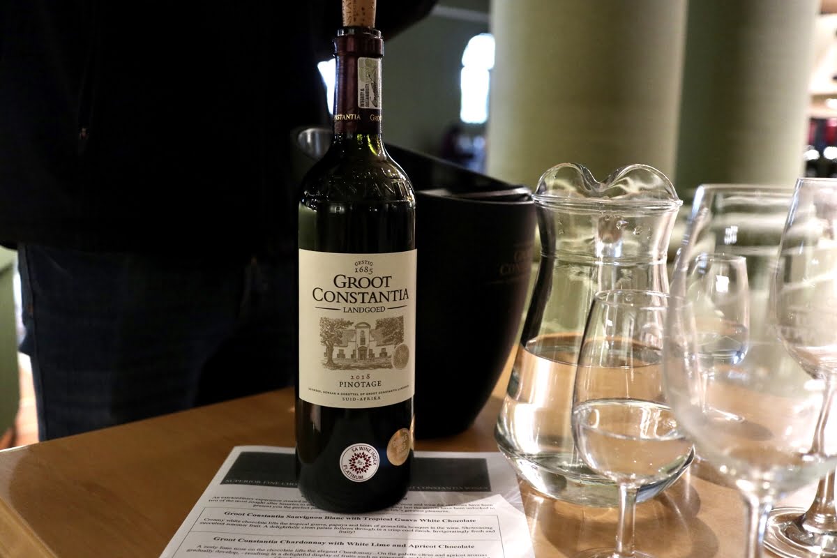 Unpacking a wine tasting at Groot Constantia - Groot Constantia